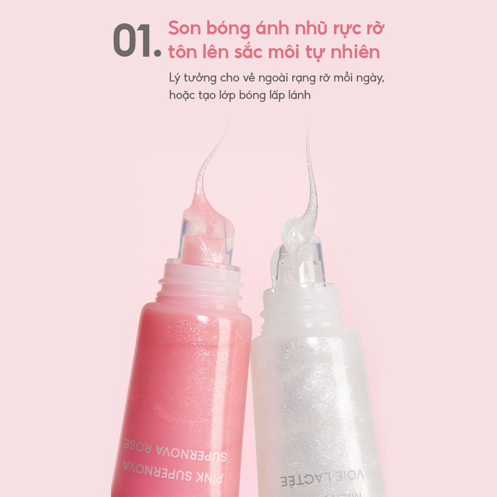 Son dưỡng môi LANEIGE Lip Glowy Balm Pink Supernova 10g | Shopee Việt Nam