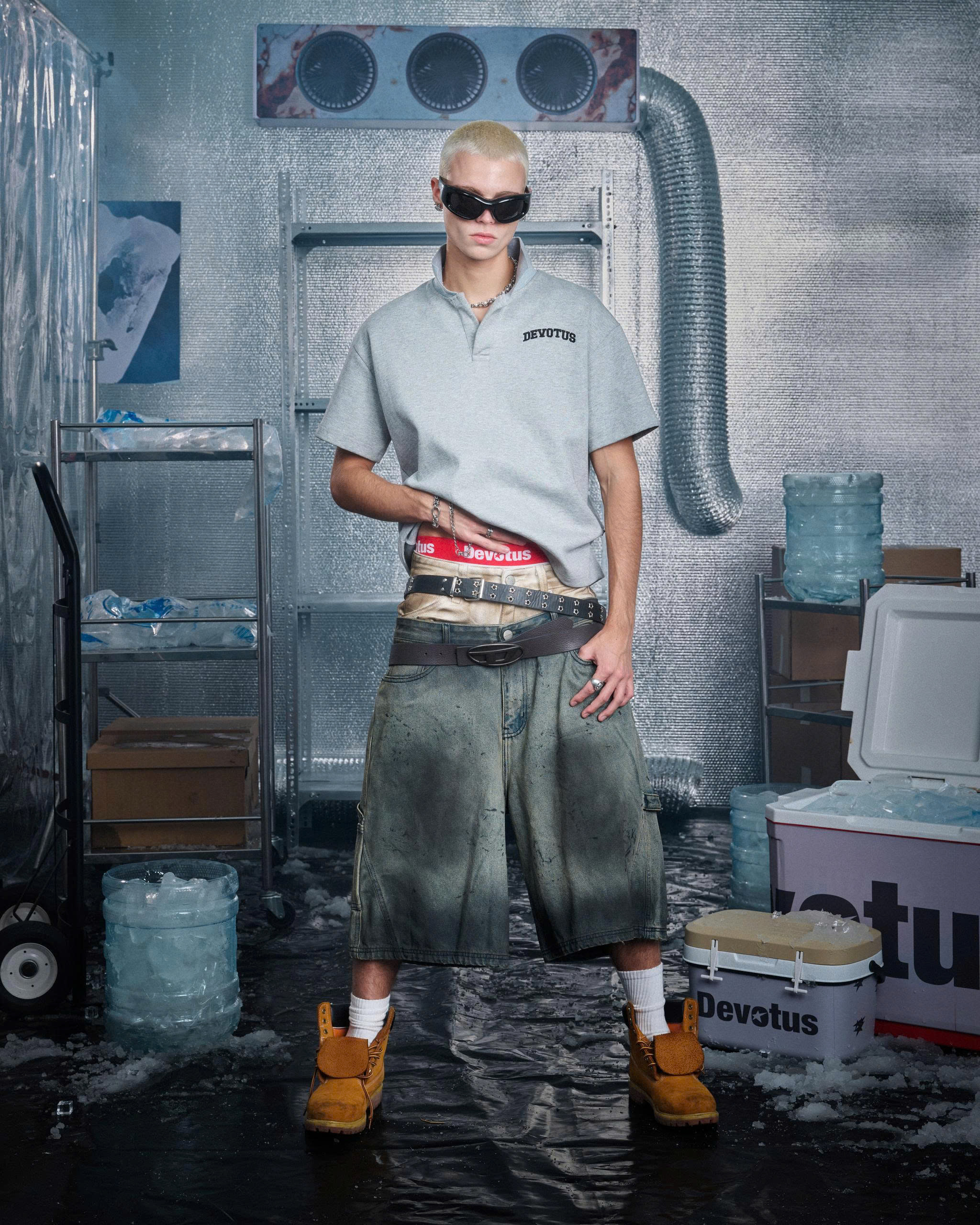 Áo thun Polo Ember code 100% cotton form boxy 300gsm DEVOTUS Local ...