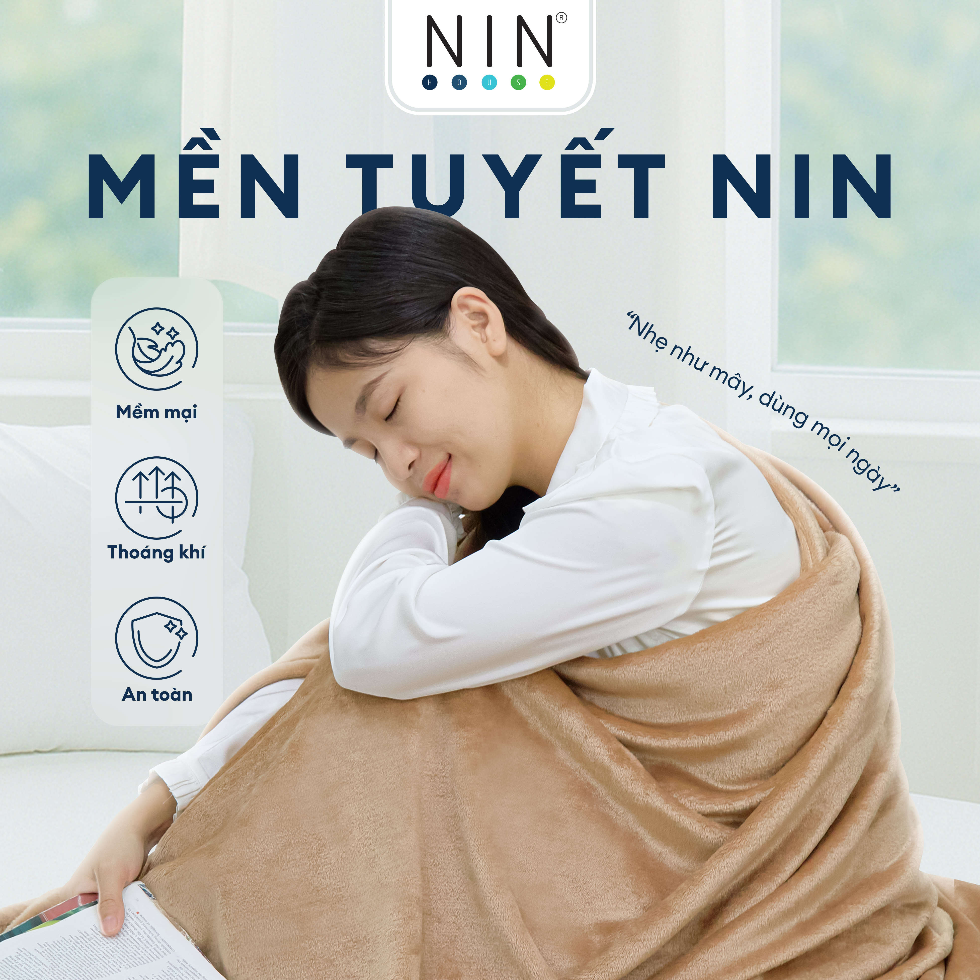 Mền tuyết NIN House - Terracotta siêu mềm mịn nhiều kích cỡ | Shopee ...
