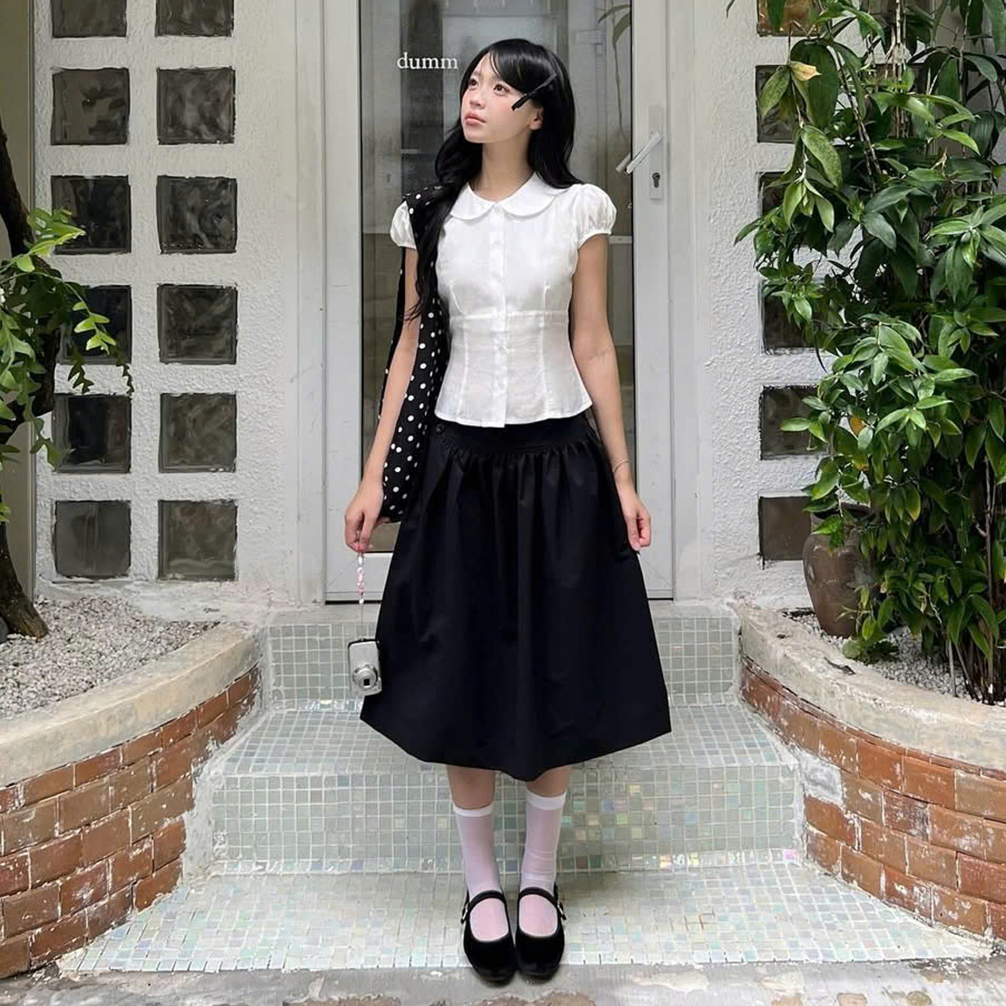Chân váy lửng Sumi Skirt kaki đơn giản kiểu Nhật ୨୧ by Vintagevibes ...