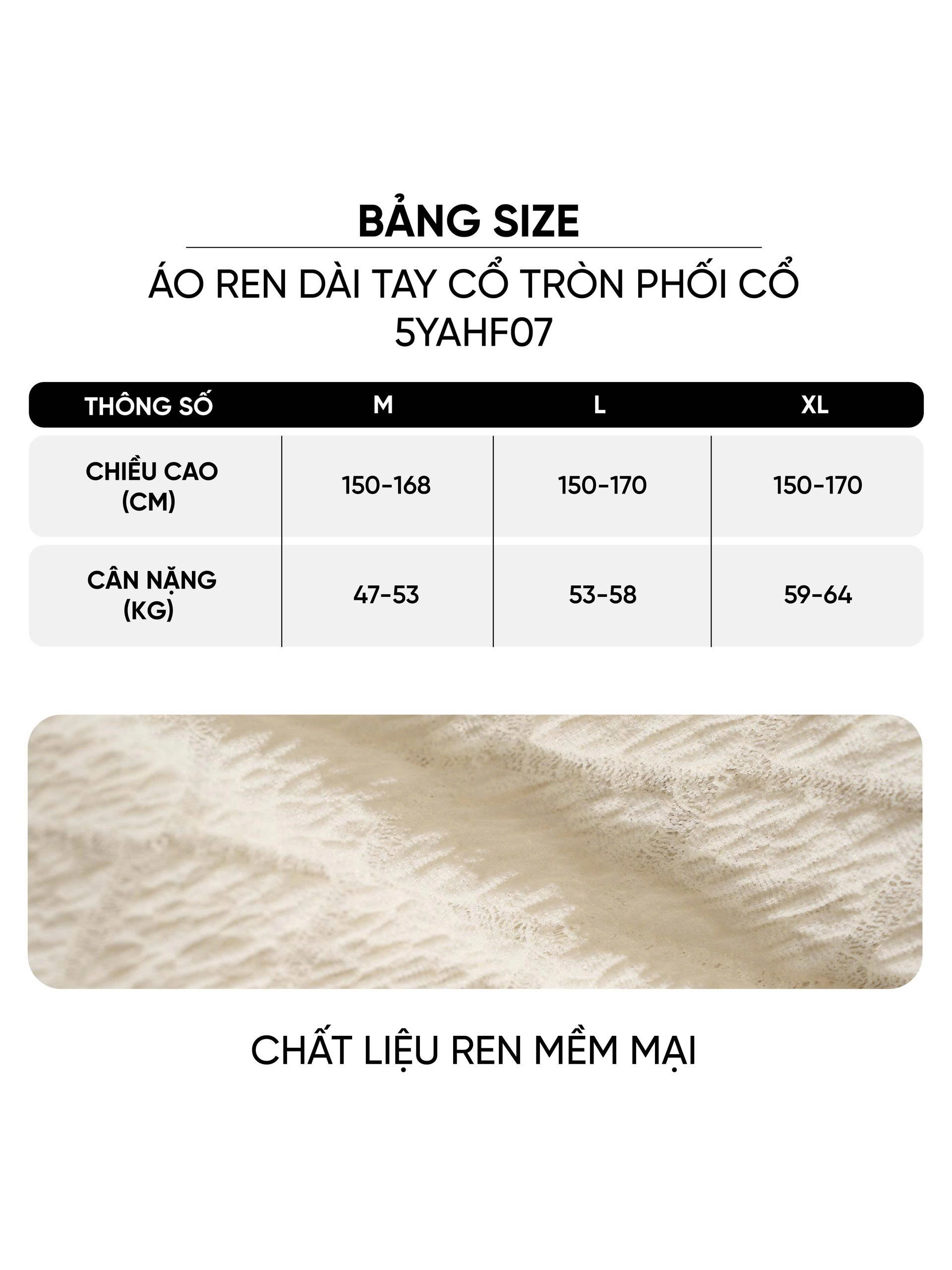 [Xả kho]Áo giữ nhiệt nữ YOUNGER BY CARDINA chất liệu vải ren cổ tròn ...