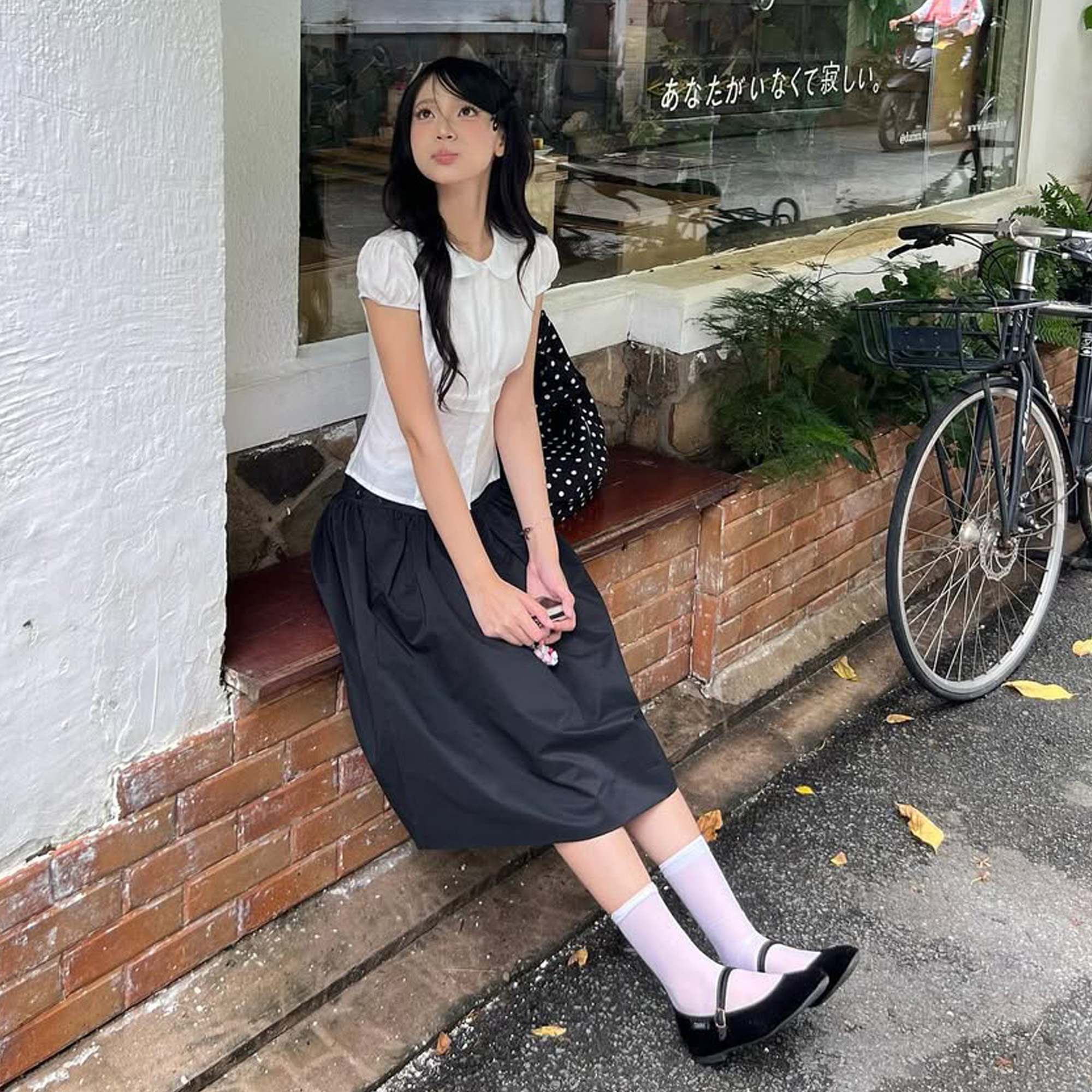 Chân váy lửng Sumi Skirt kaki đơn giản kiểu Nhật ୨୧ by Vintagevibes ...
