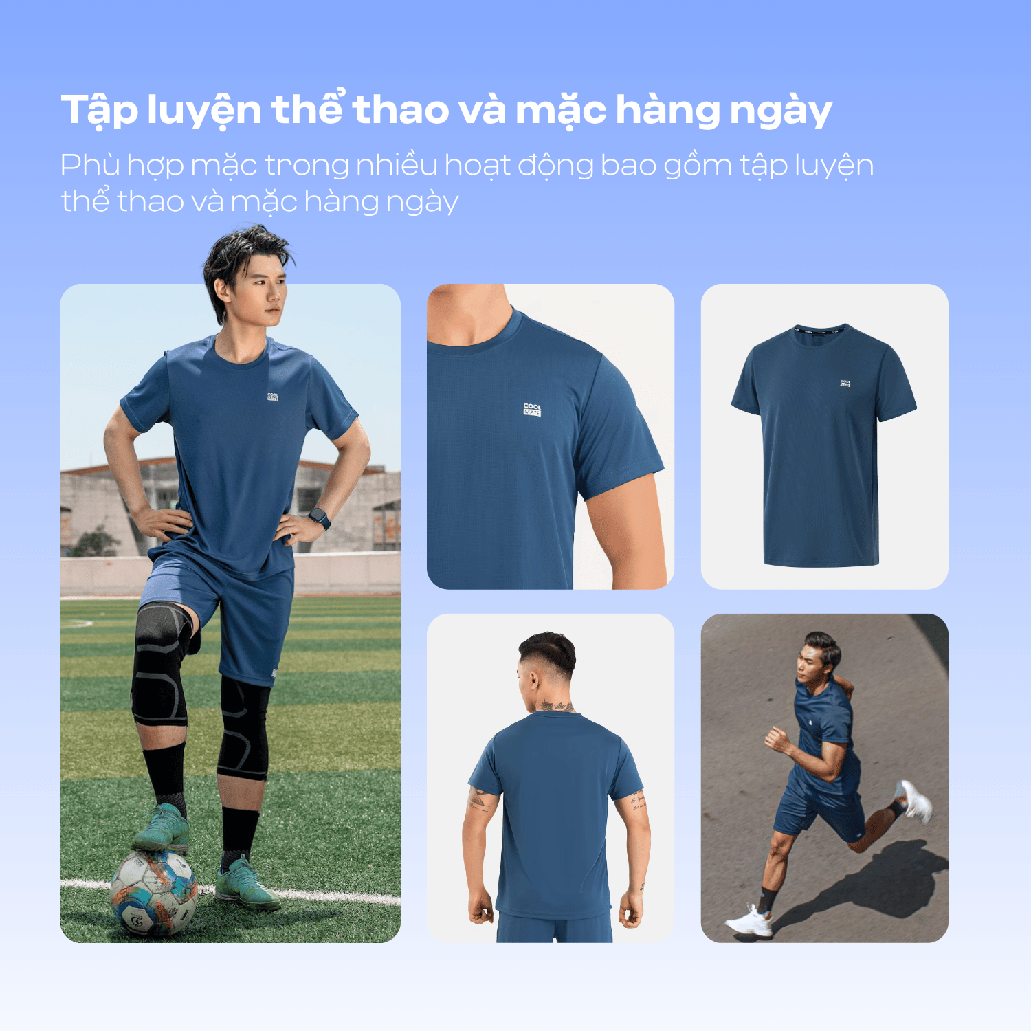 ÁO THUN thể thao nam ProMax S1, áo tập Gym, chạy bộ , Pickleball ...