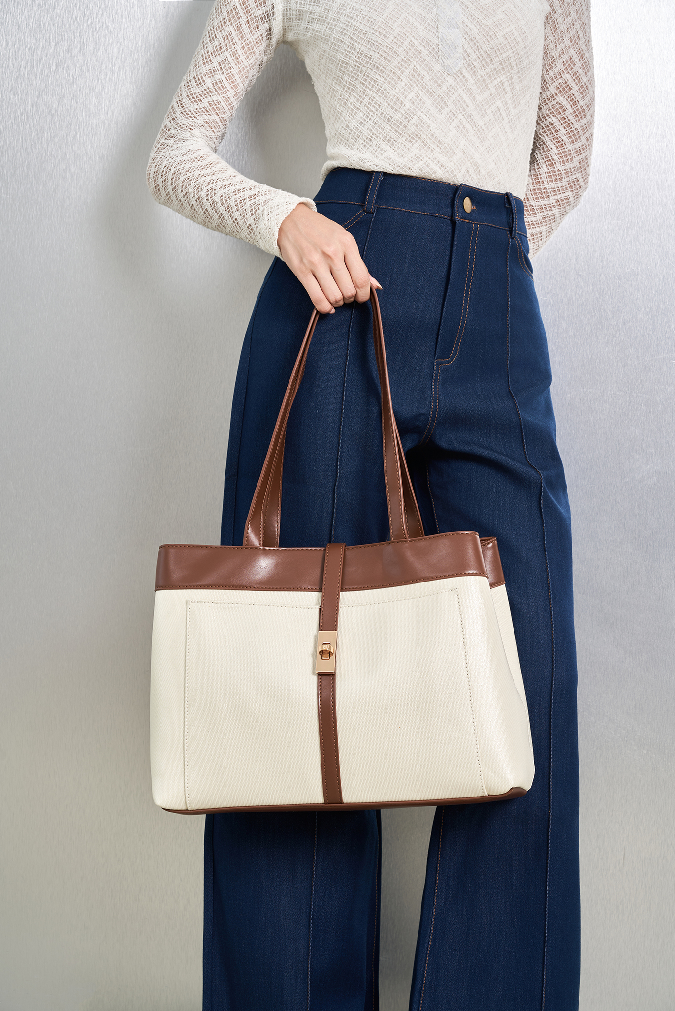 Túi xách tote nữ Ichi Bag PARAMI, túi công sở, đi làm, đi dạy học đựng laptop 14inch, A4 ...
