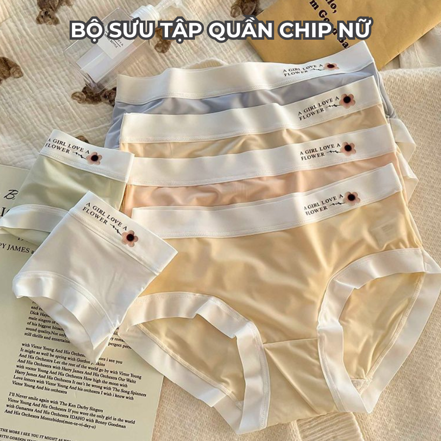 Combo 10 Quần Lót Nữ Su Lạnh Không Đường May – Tôn Dáng Mềm Mịn Màu ...