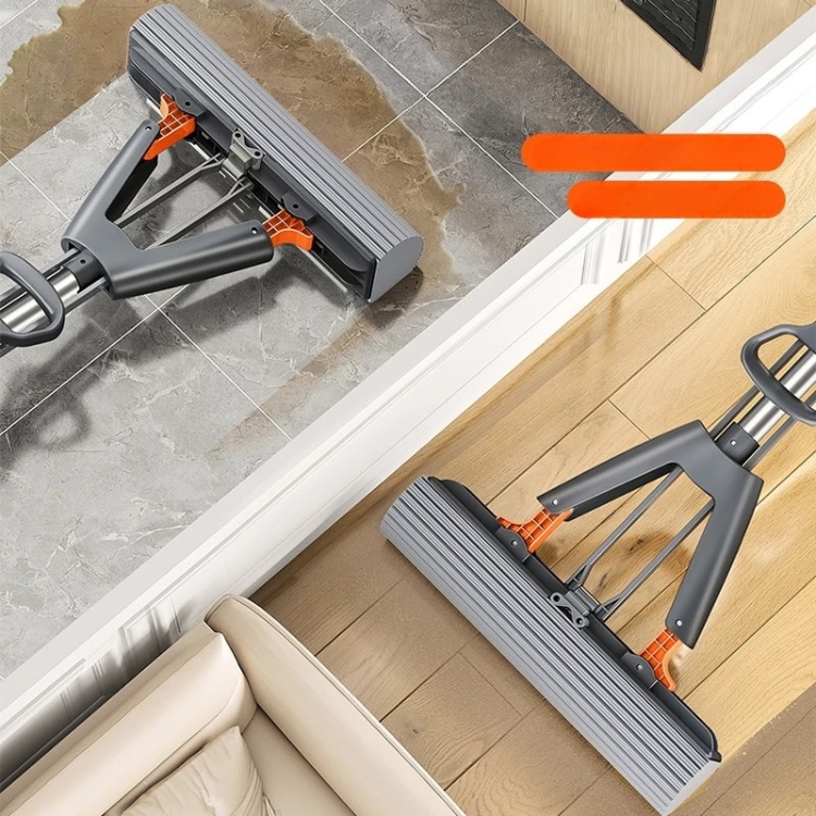 Cây Lau Nhà Tự Vắt Thông Minh, Chổi Lau Mút Xốp Gạt Nước Siêu Nhanh ...