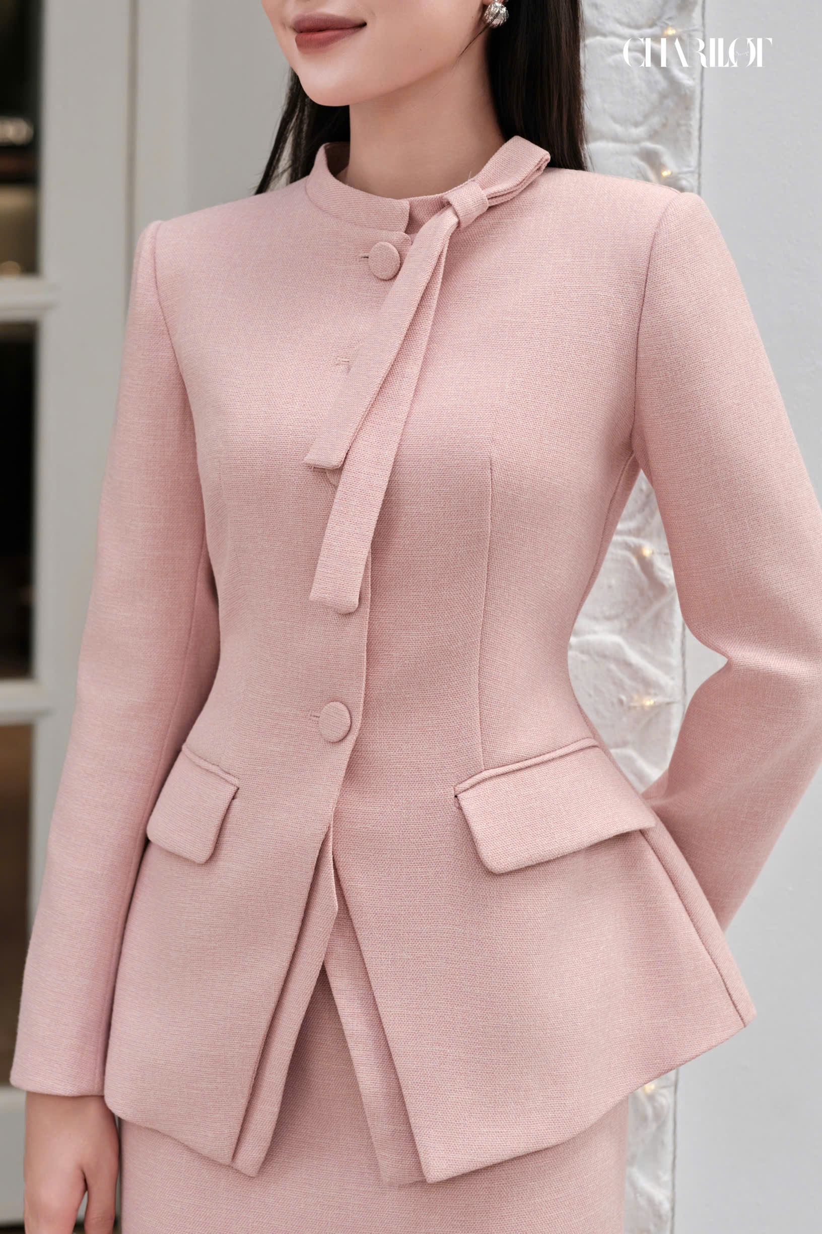 [DEAL THÁNG 11] Set thu đông 2 chi tiết ÁO VEST ROSE LENA và CHÂN VÁY ...
