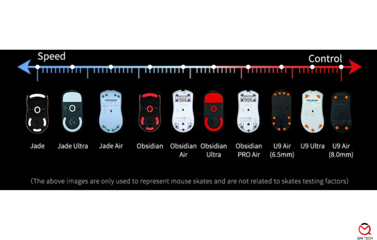 Mouse Feet X-RAYPAD Obsidian Control - QMTECH STORE | Shopee Việt Nam