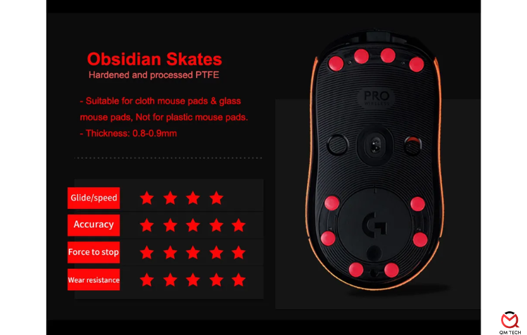 Mouse Feet X-RAYPAD Obsidian Control - QMTECH STORE | Shopee Việt Nam