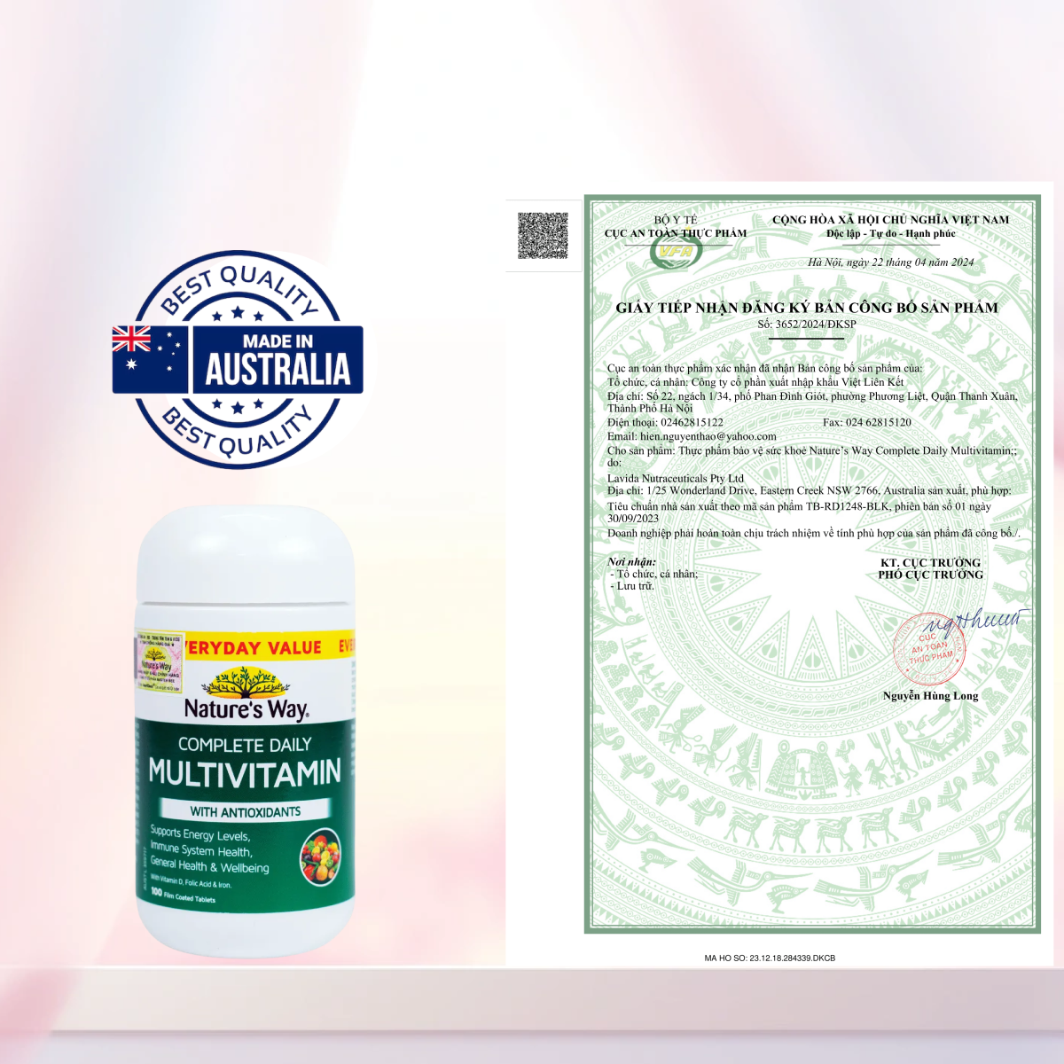 [HÀNG ÚC] Vitamin tổng hợp Nature’s Way Complete Daily Multivitamin ...