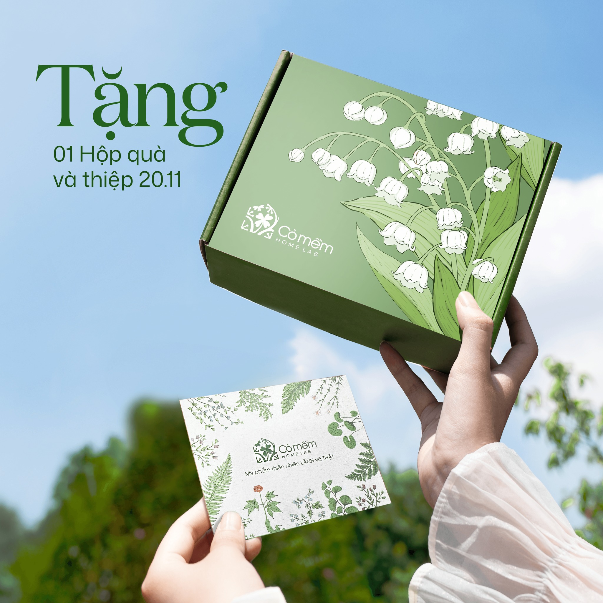 [Set Quà Tặng 20/11] Combo Kem Dưỡng Da Tay Và Sữa Rửa Mặt Cỏ mềm- Quà ...