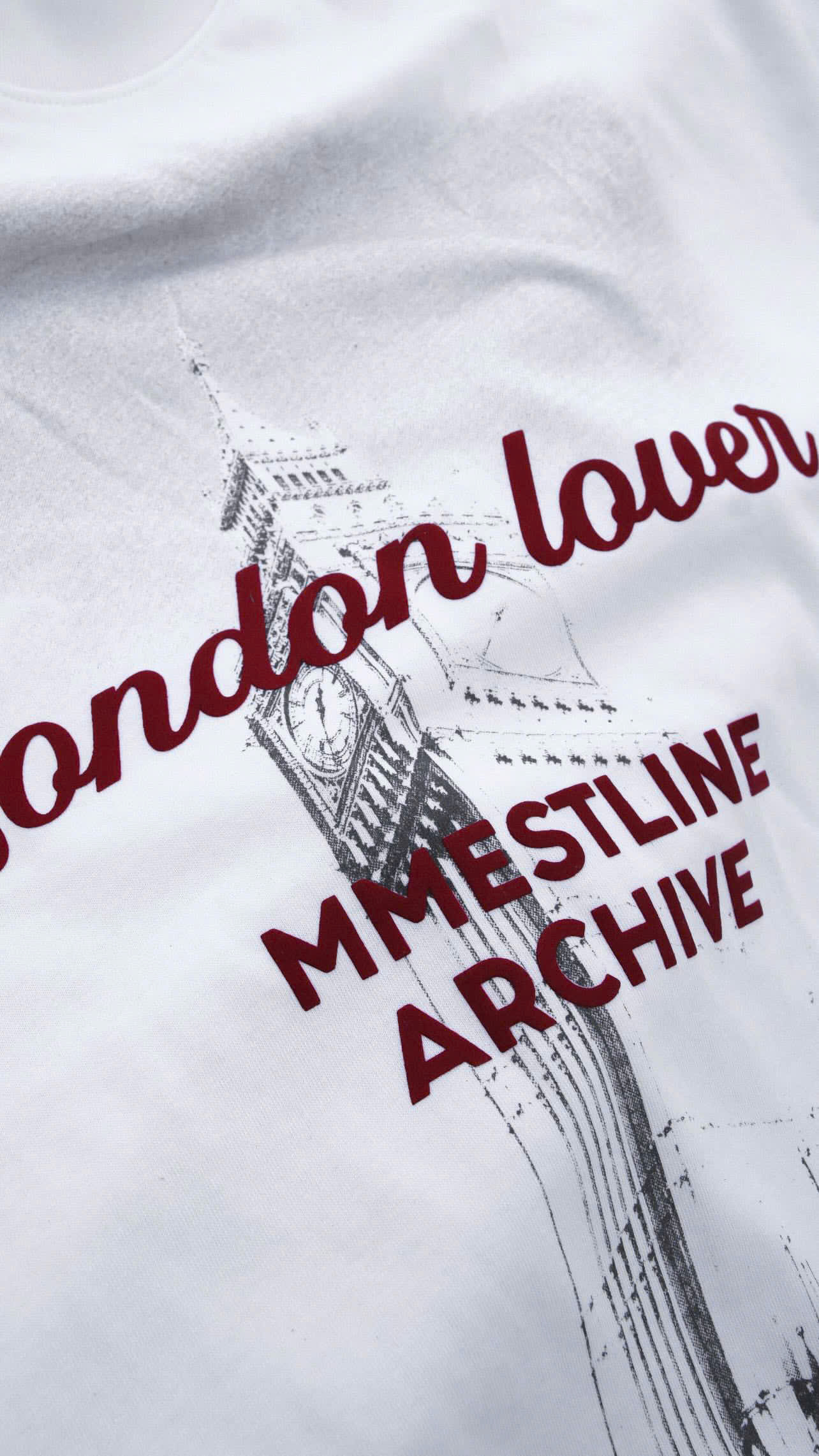 Áo thun MMESTLINE "LONDON LOVER" form Boxy in trame lụa vải Premium ...