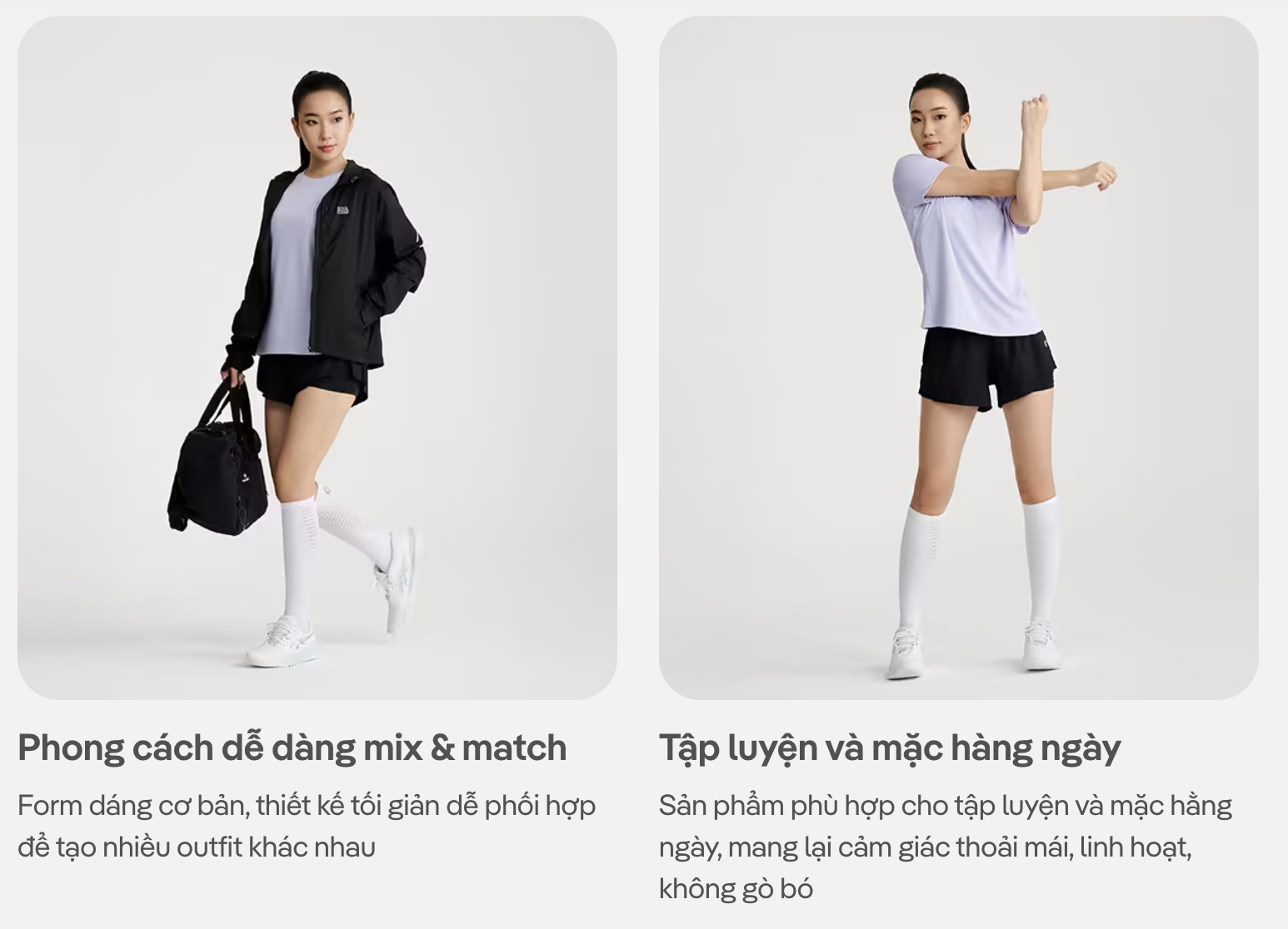 Áo Tshirt thể thao nữ tập cầu lông chạy bộ Coolmate basic thoáng khí dễ ...