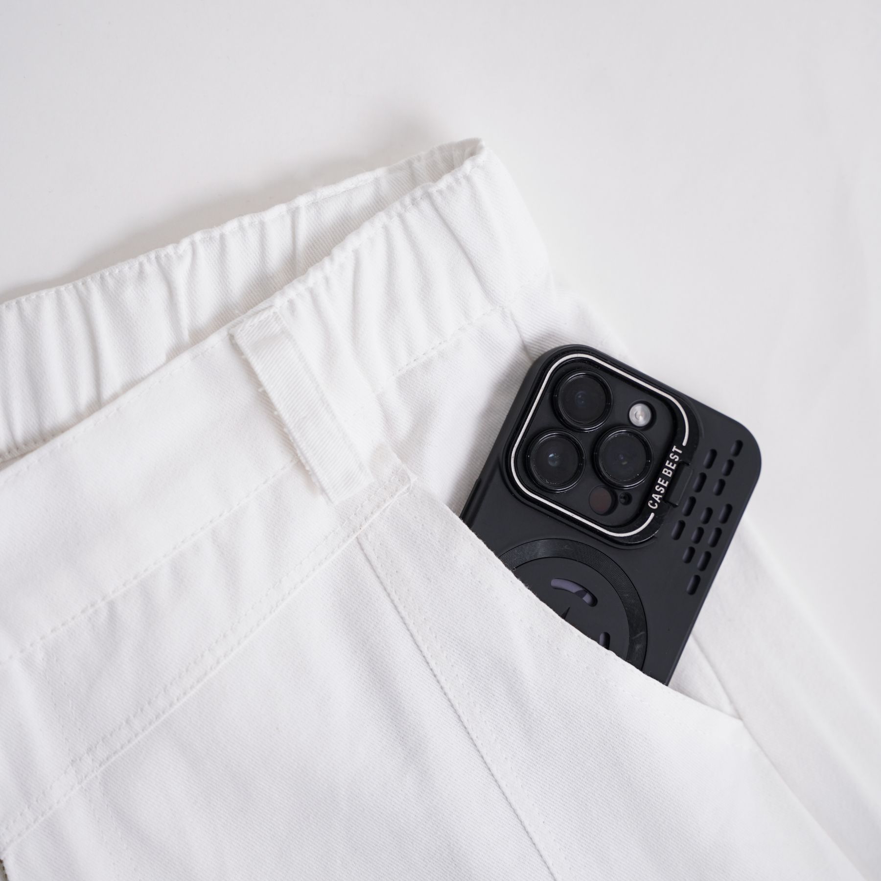 Quần Kaki Ống Cong Form Rộng Kèm Khăn Kẻ Caro ZONEF STORE , Quần Ống ...