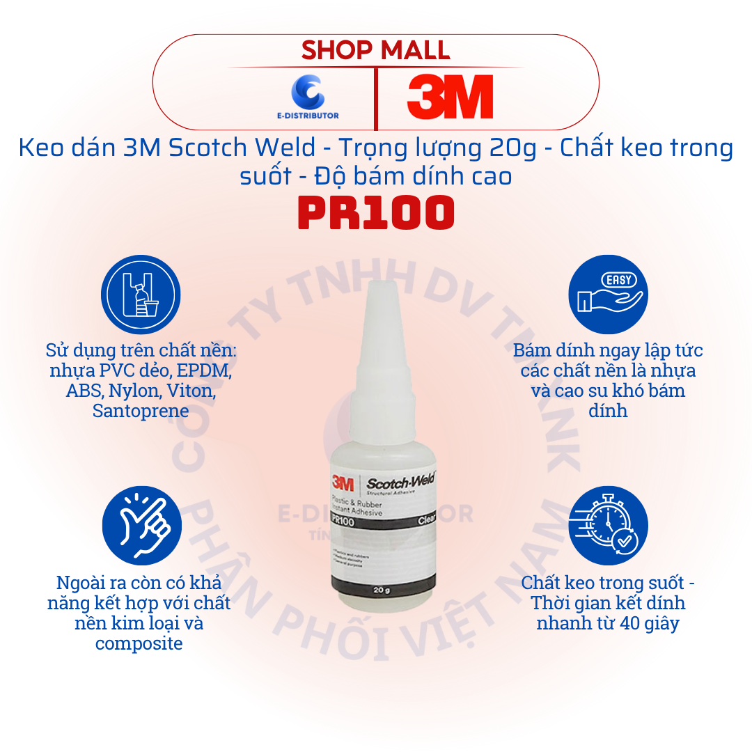 [HỎA TỐC] Keo dán 3M Scotch - Weld PR100 (20g) - Hàng chính hãng ...