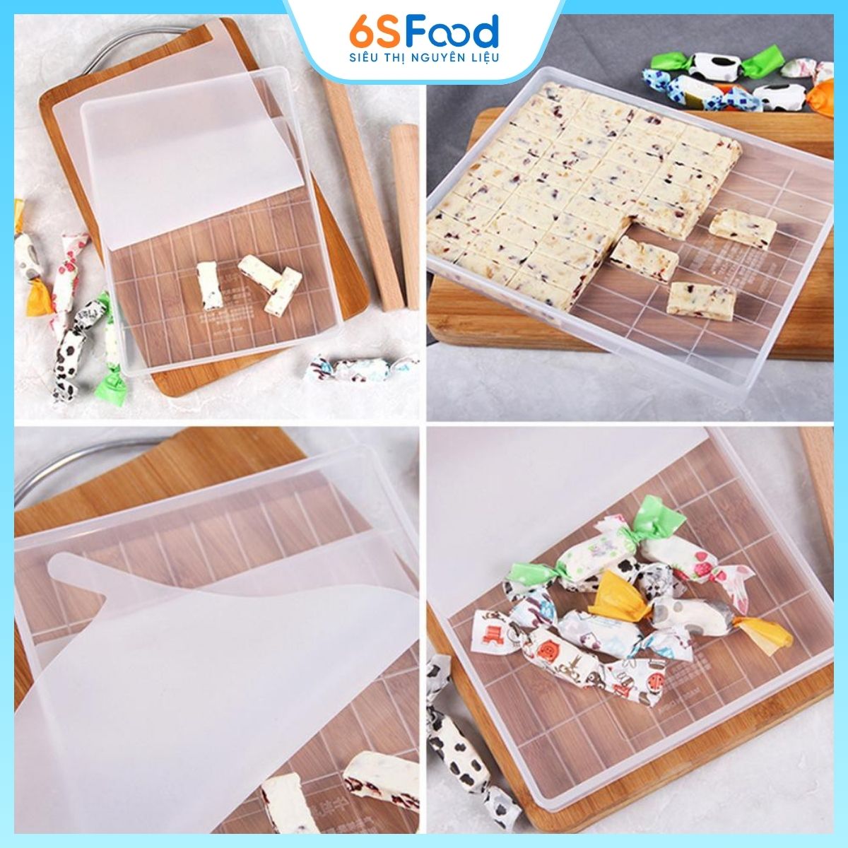 Set Làm Kẹo Nougat Thượng Hạng Kèm Khuôn Mix 3 Vị Dâu, Matcha, Sữa Hạt ...