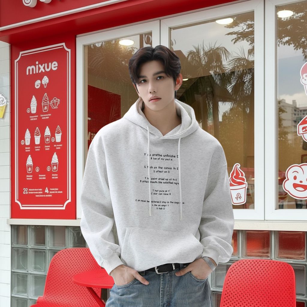 Áo Hoodie Nỉ Lót Lông Cáo RIOTINO, Form Oversize, Chất Dày Mịn, Unisex ...