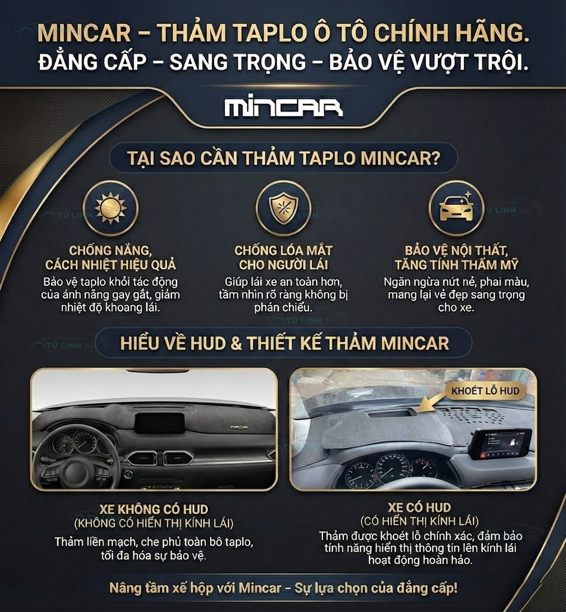 Thảm taplo cho xe HONDA CITY, Brio, Civic, CRV,Jazz, Accord, BRV ...