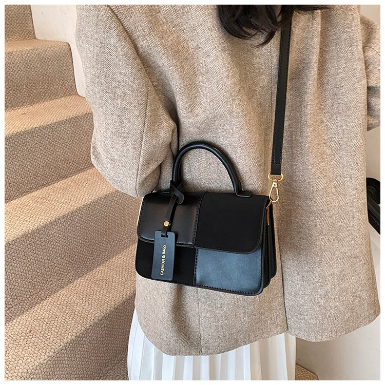 Túi xách nữ đeo chéo tote cầm tay da mềm phối màu basic thời trang ...