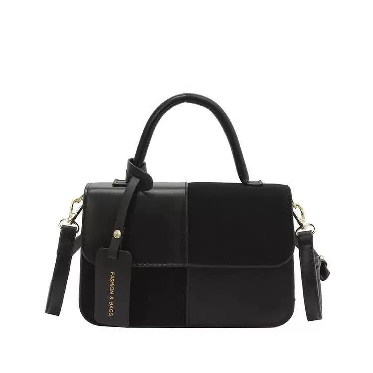 Túi xách nữ đeo chéo tote cầm tay da mềm phối màu basic thời trang ...