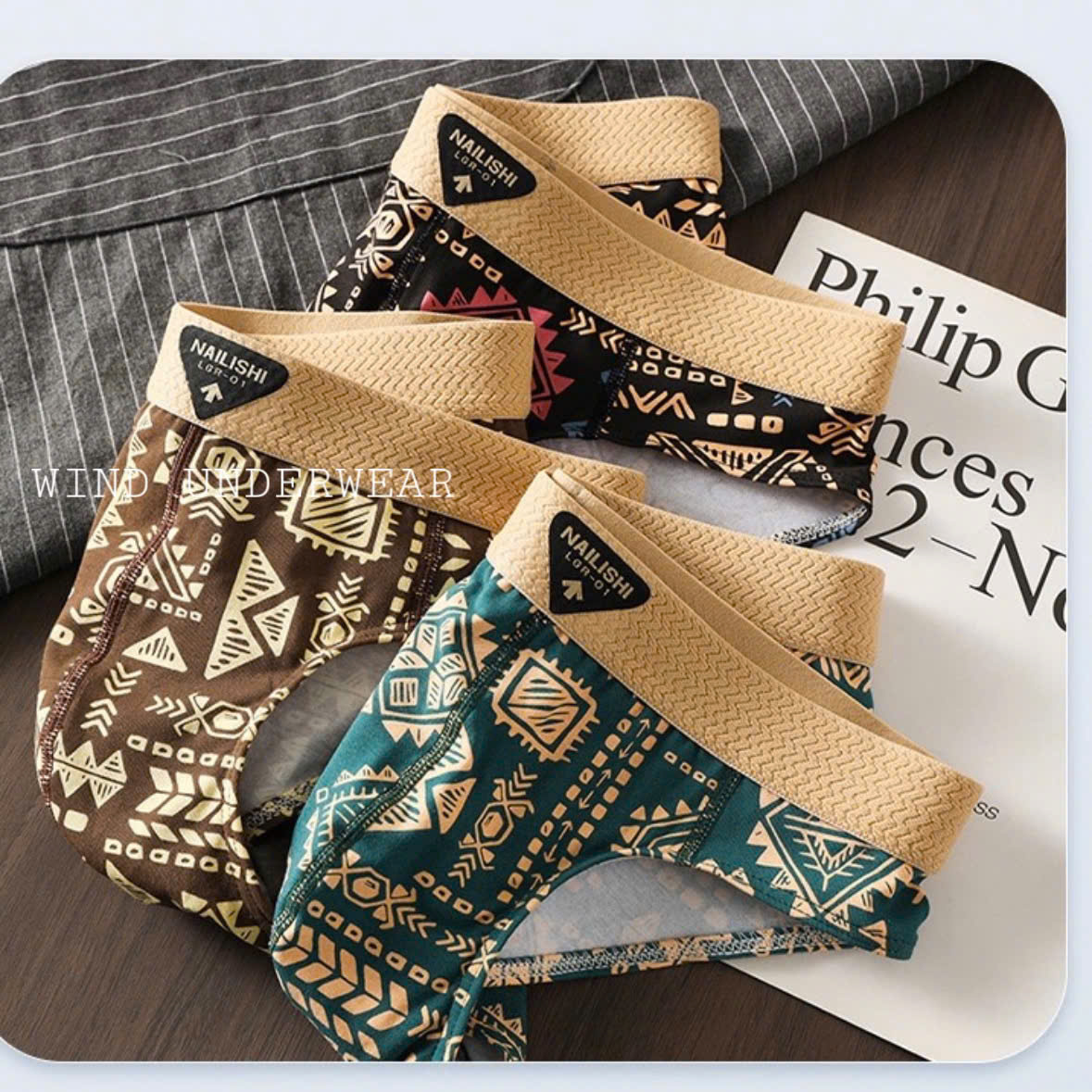 Quần lót nam tam giác RETRO nam tính sang trọng chất cotton mềm mịn mát ...