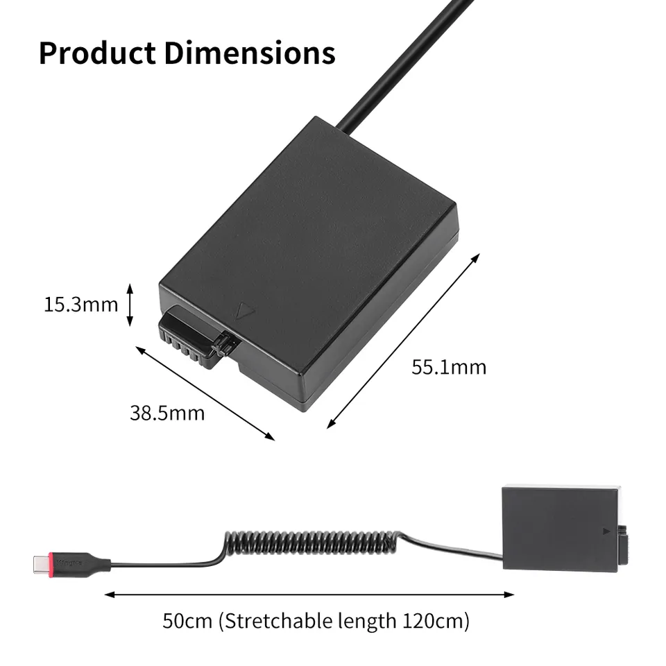 Dummy Type-C Canon LP-E8 | Pin giả pin ảo pin dummy battery Canon EOS ...