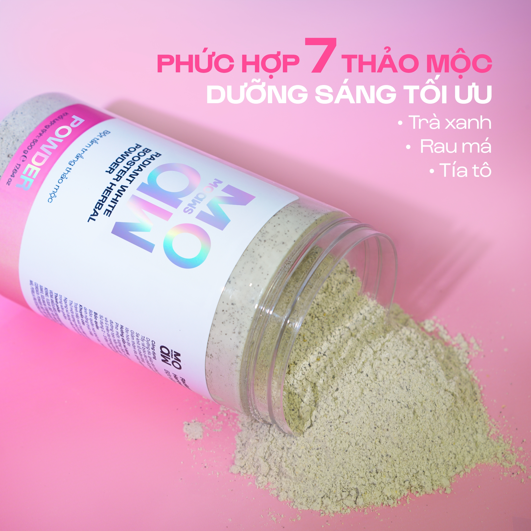 Bột ủ tắm trắng da 7 loại thảo mộc thiên nhiên MOAW MOAWS giảm thâm ...