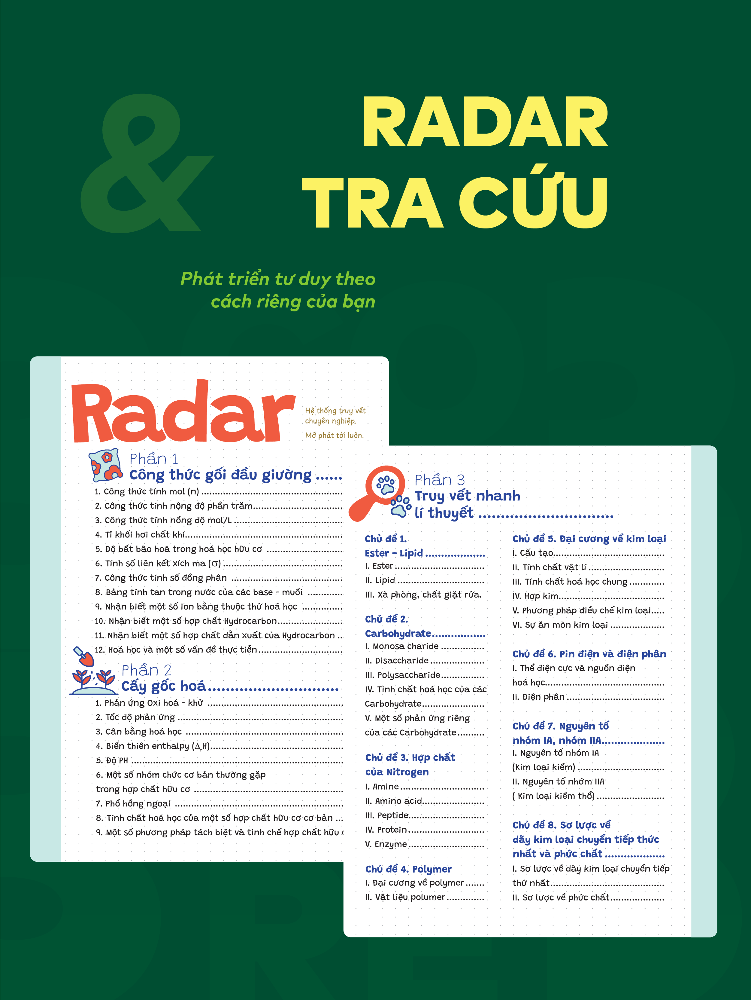 Sách P.H.A.O Hoá học Ôn luyện thi tốt nghiệp THPT, ĐGNL (Lấy gốc lí ...