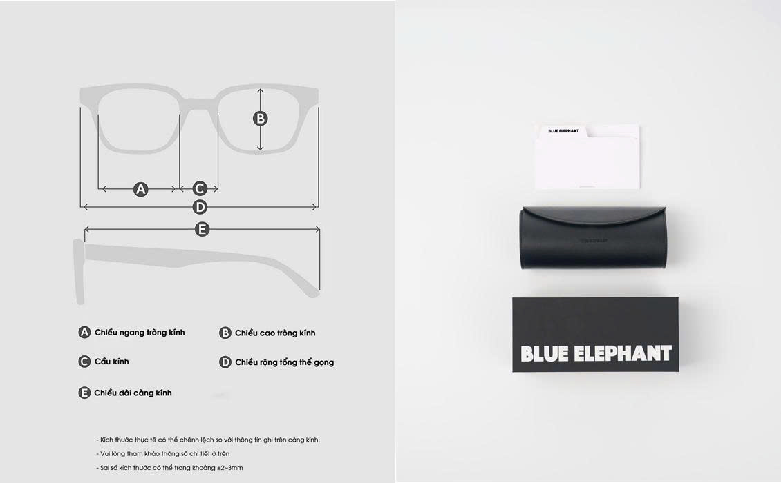 Mắt kính BLUE ELEPHANT - TESS (Nâu, Đen, Da báo) | Shopee Việt Nam