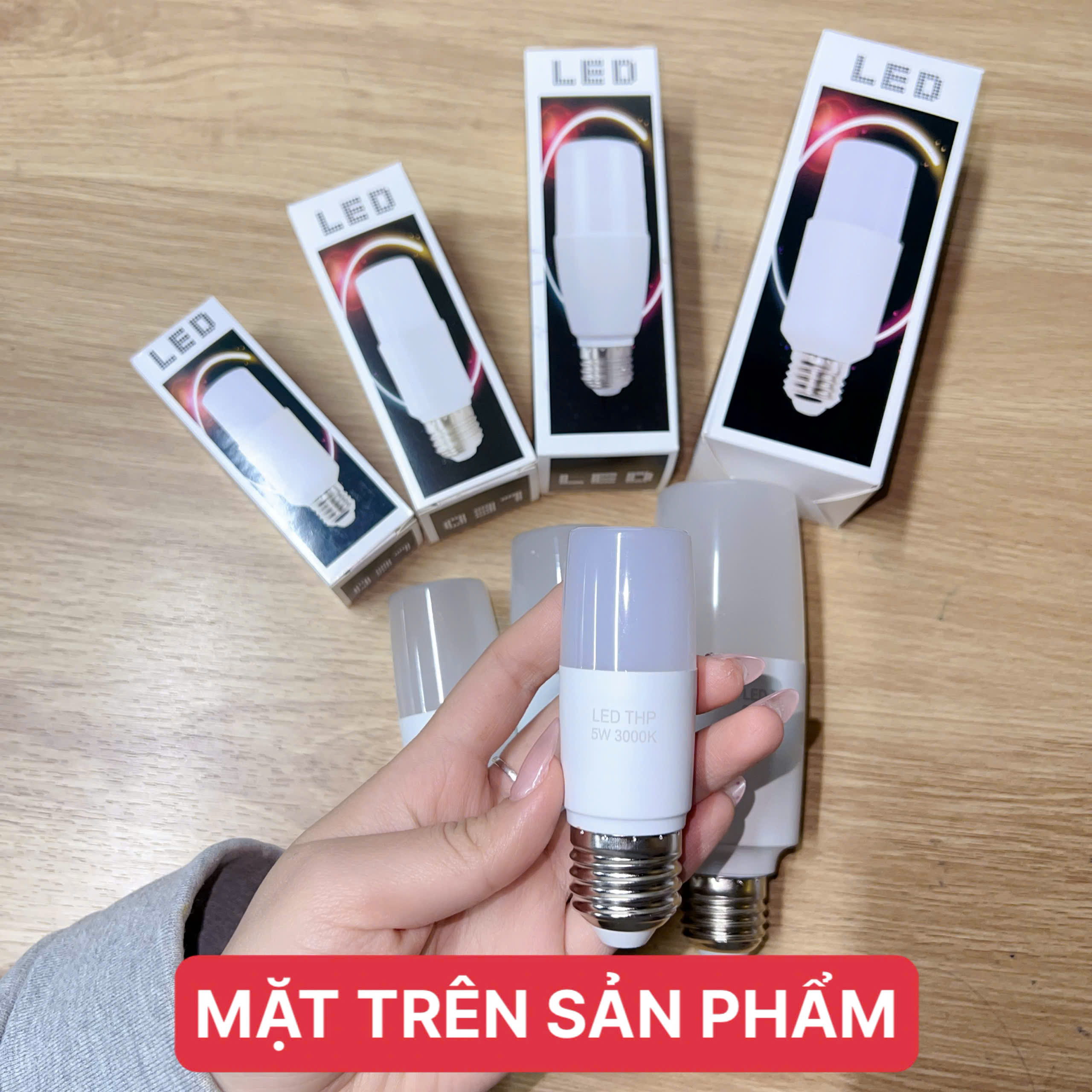Bóng đèn LED THP TRD 5W 10W 15W 20W Đui E27 siêu sáng tiết kiệm điện ...