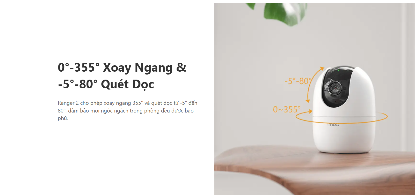 Camera Wifi Xoay 360 IMOU Trong Nhà A23 A32EP 3M 1080P, A52P 5M 3K ...