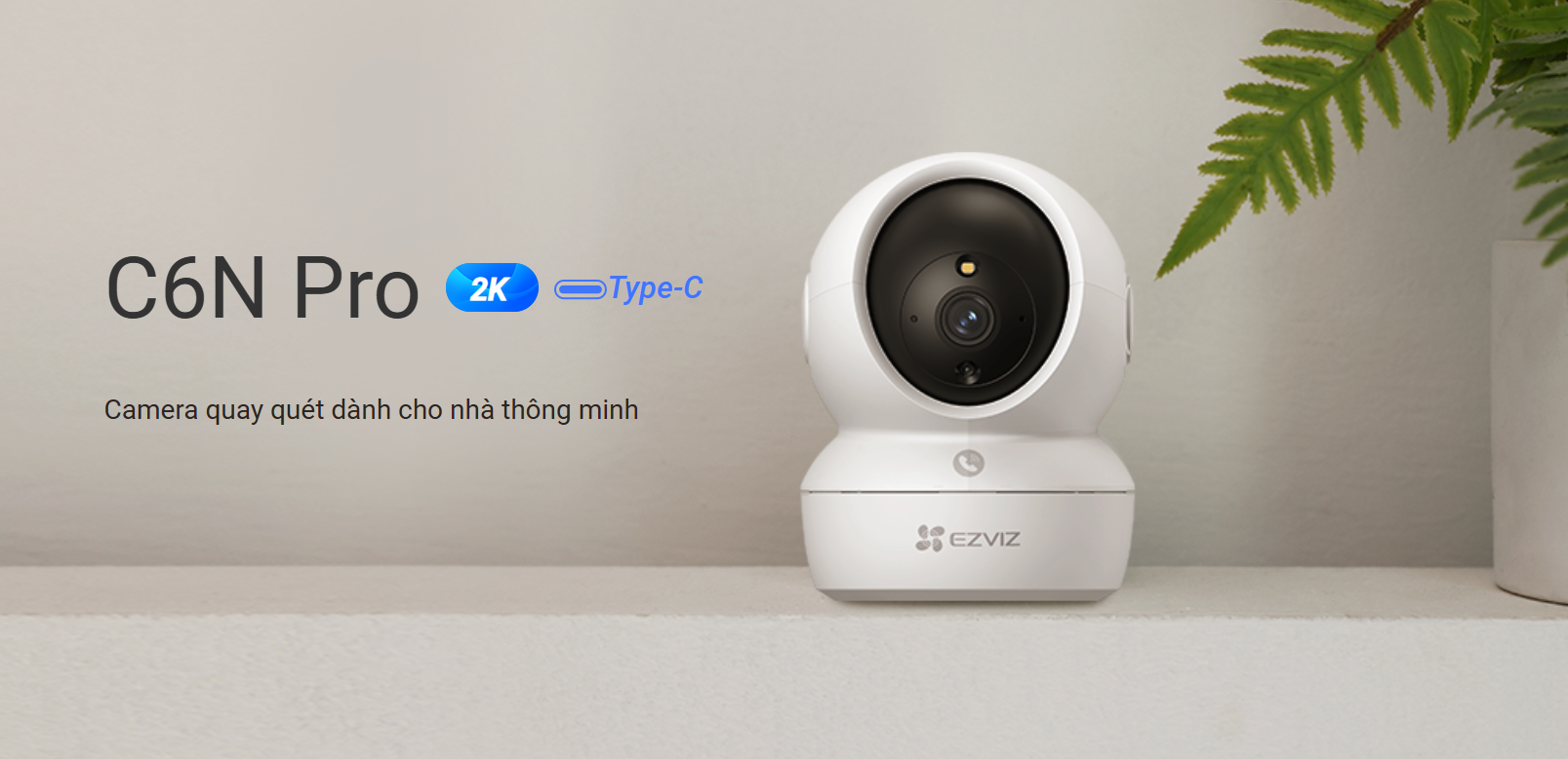 Camera Wifi Trong Nhà Xoay 360 Ezviz C6N TY+ 2M 4M 2K 1080P FULL HD [Có ...