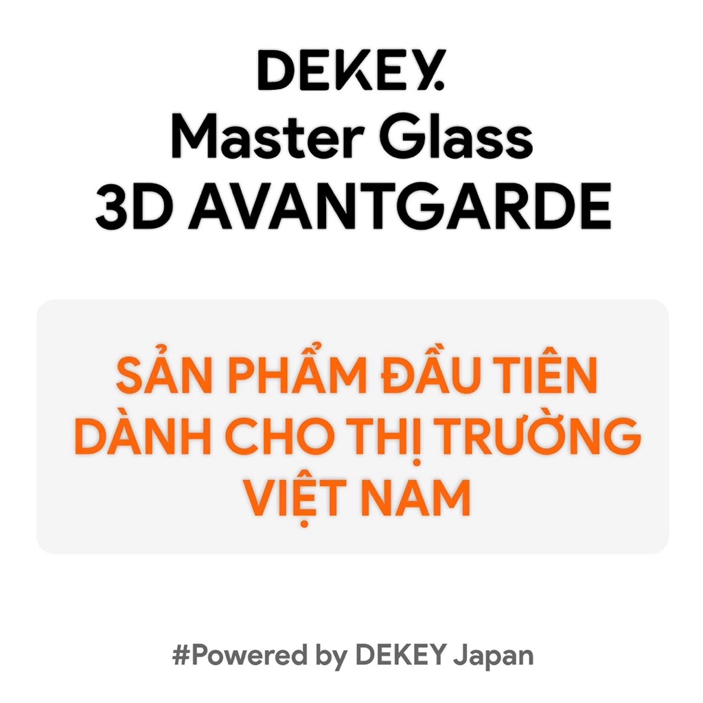 [Voucher29k] 2 Kính Cường Lực Kèm Khung Trợ Dán DEKEY Master Glass 3D ...