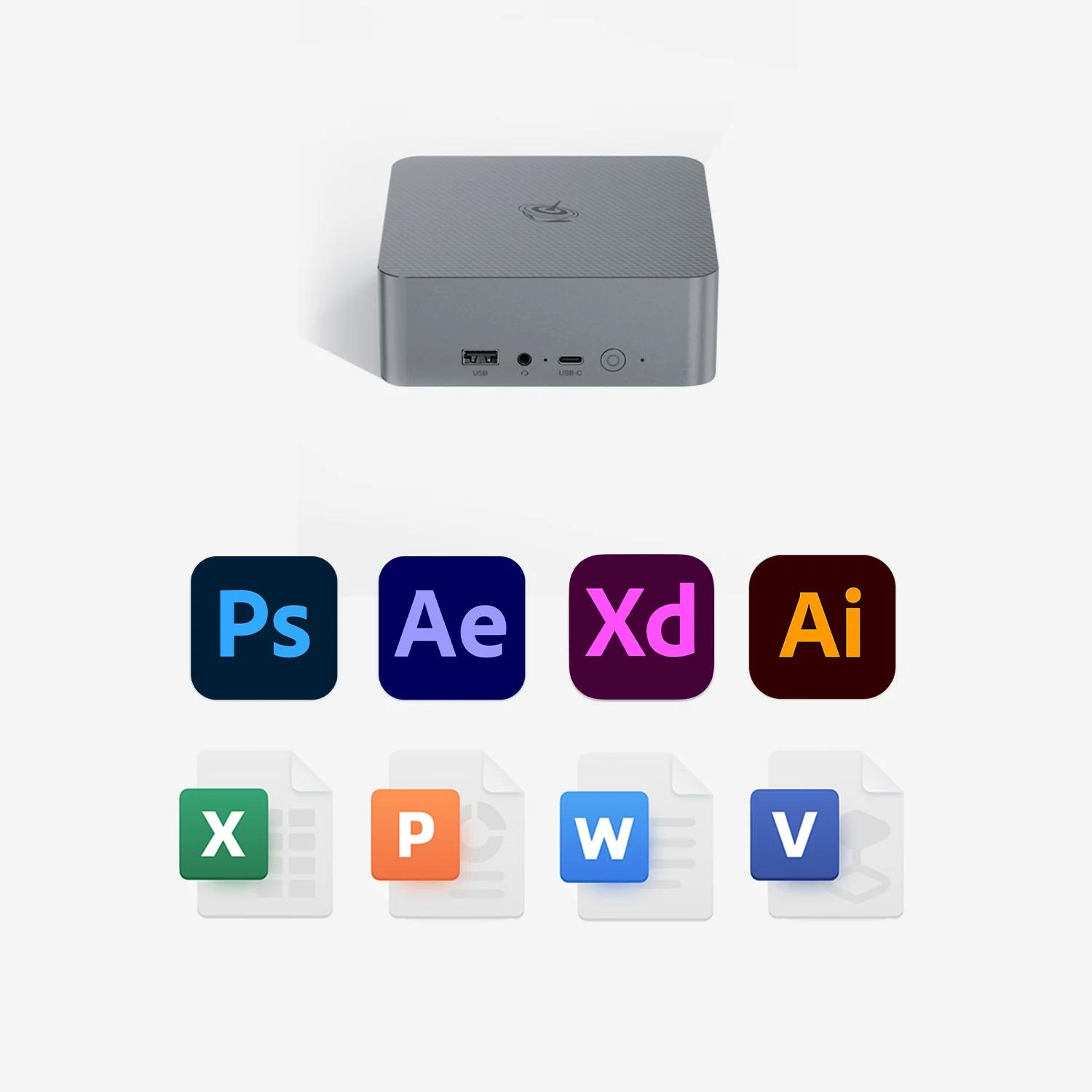 Mini PC Beelink EQR7 Ryzen 7 7735U 24GB | 32GB LPDDR5 (Ram không đổi ...