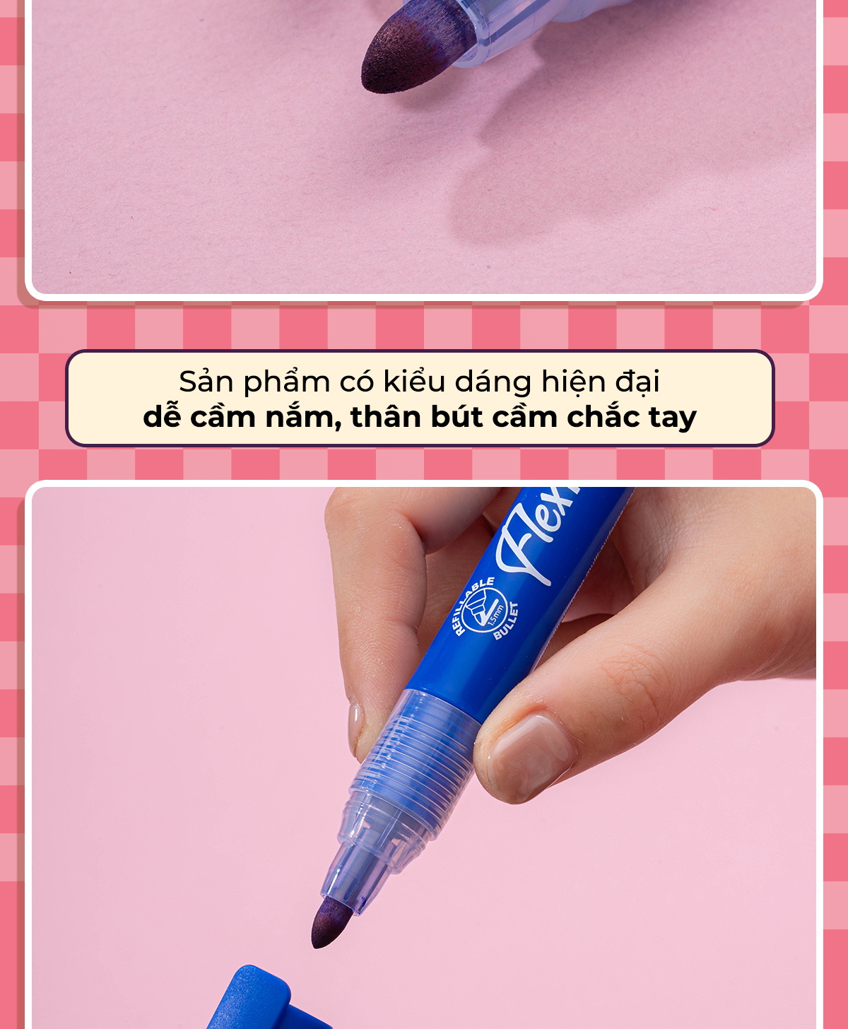 Combo Bút lông dầu Flexoffice Flex Marker FO-PM014/XK - Hàng xuất khẩu ...