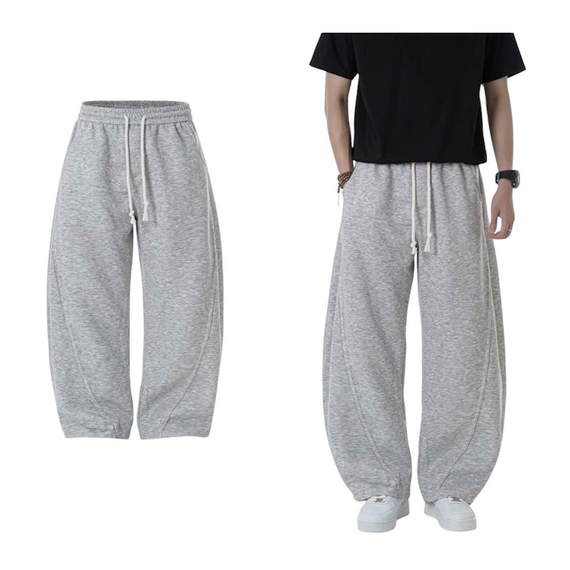 [SAVAGE] Quần Nỉ 2 Da Dài Form Rộng Ống Cong Unisex Nam Nữ Vải Mềm Mịn ...