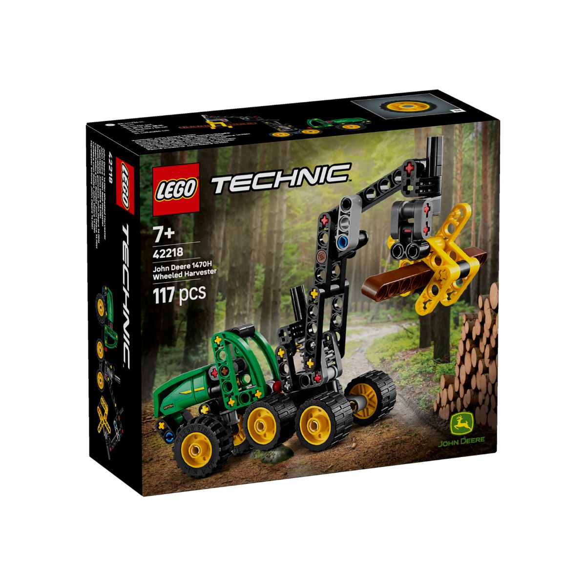 LEGO TECHNIC 42218 Đồ Chơi Lắp Ráp Xe Thu Hoạch Gỗ John Deere (117 chi ...