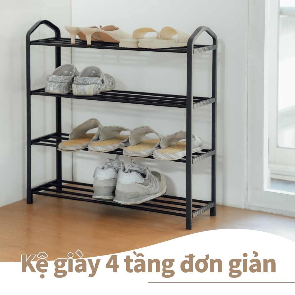 Kệ Giày Dép Đa Năng RICHOME I-R-SC226-1/I-R-SC230 – Kệ Giày Nhựa 4 Tầng ...