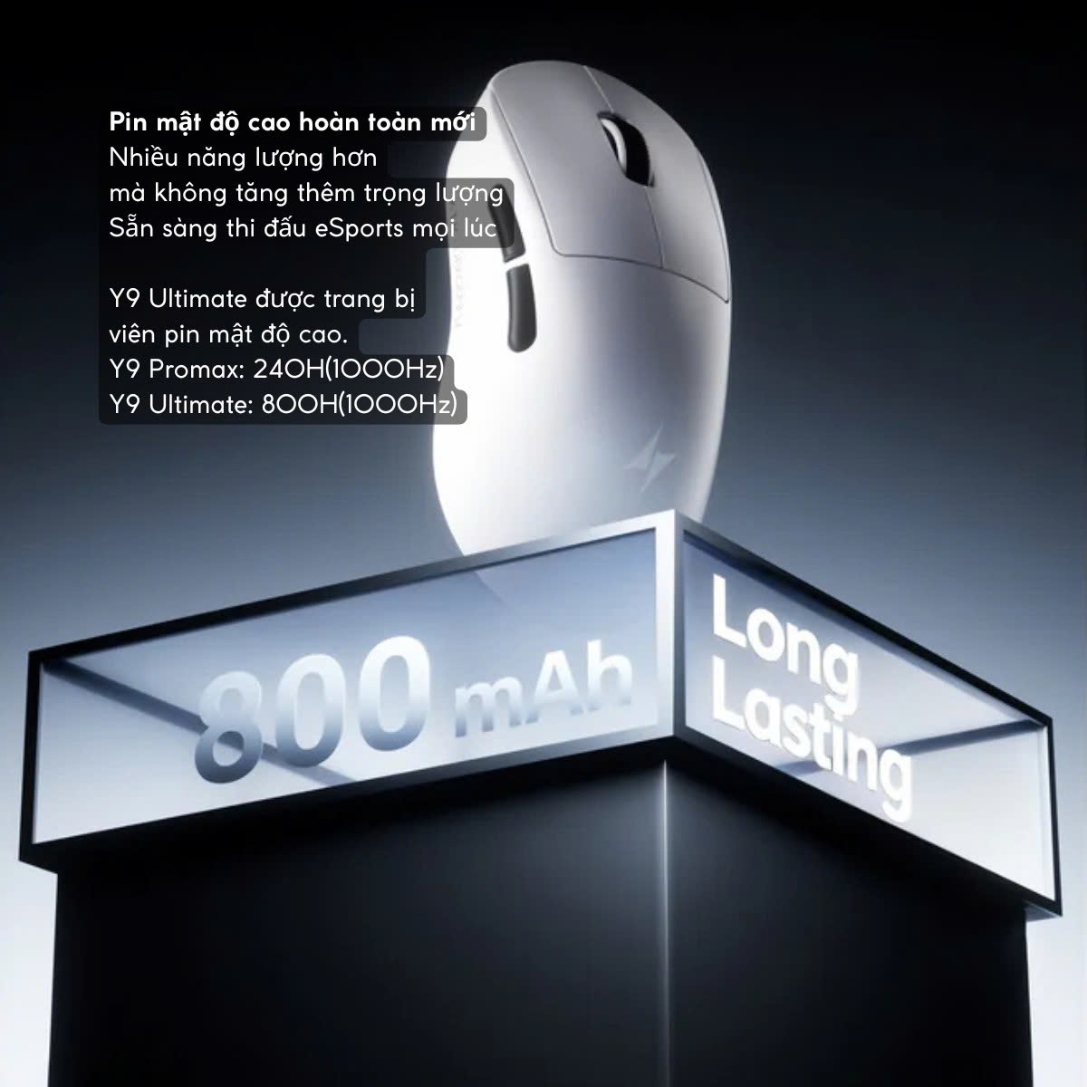 Chuột chơi game không dây form công thái học ATK Y9 Ultimate ...