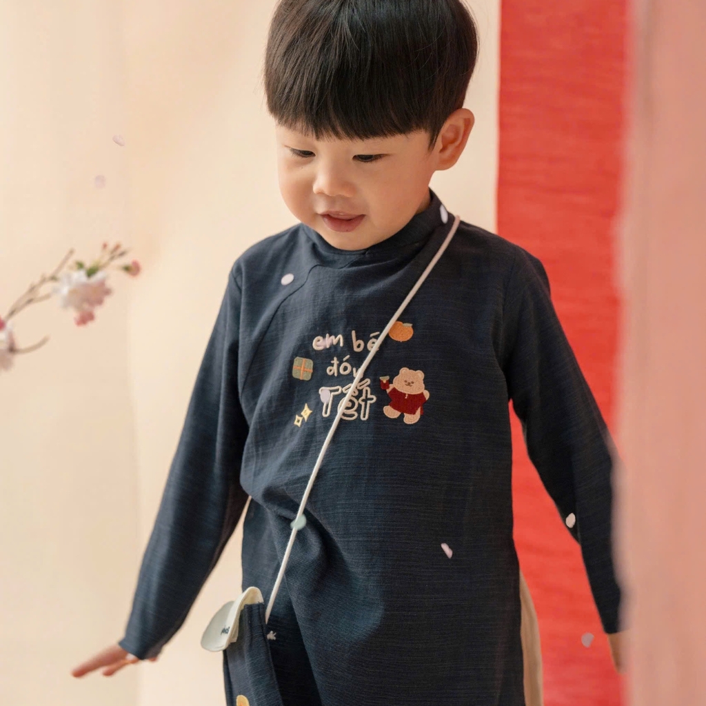 Áo Dài Tết Embes / Áo Dài Cách Tân Cho Bé Trai Tết 2026 | Shopee Việt Nam