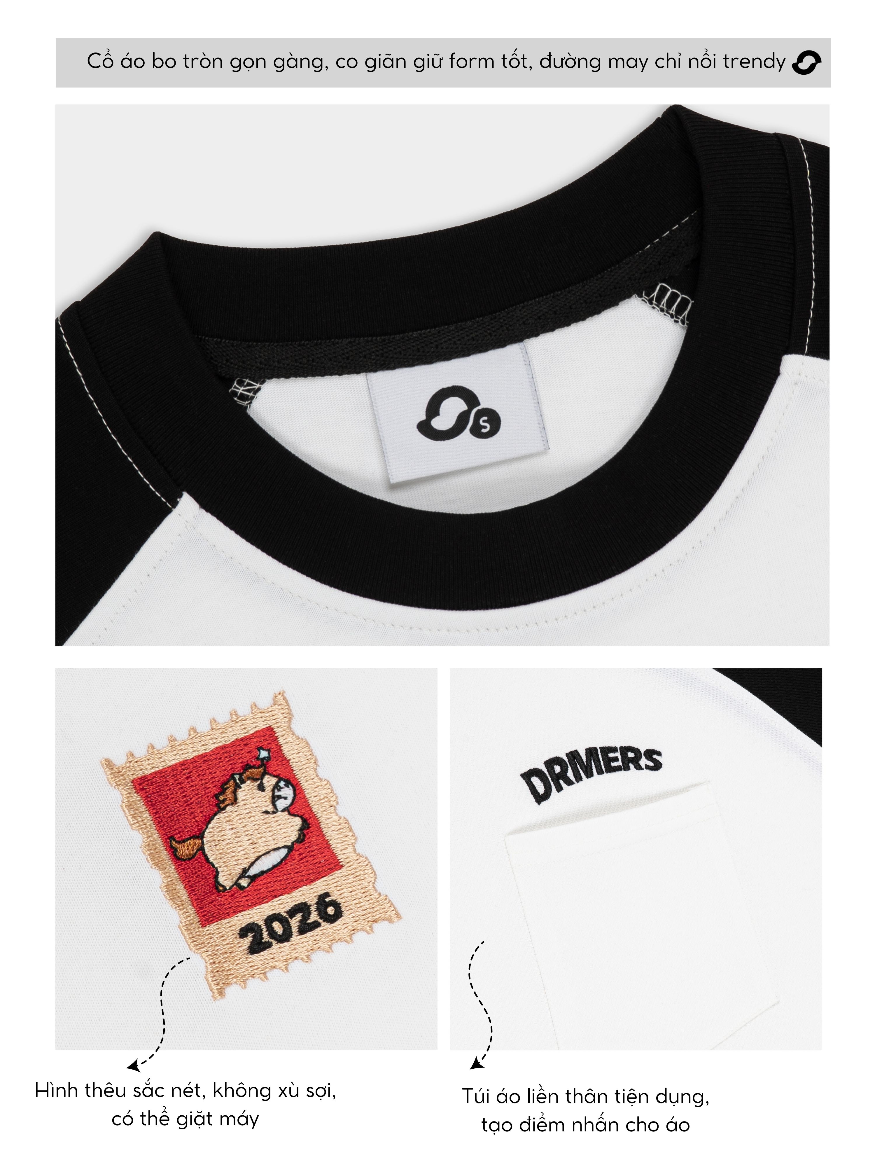 [COLLECTION TẾT] Áo Thun Tay Dài Raglan Outerity Foal 26 Form Boxy ...