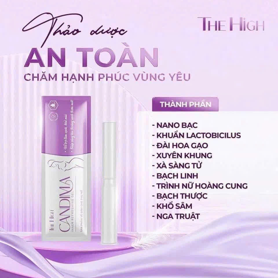 [Chính hãng] Gel vệ sinh Candima The High khử mùi, làm sạch, dưỡng ẩm ...
