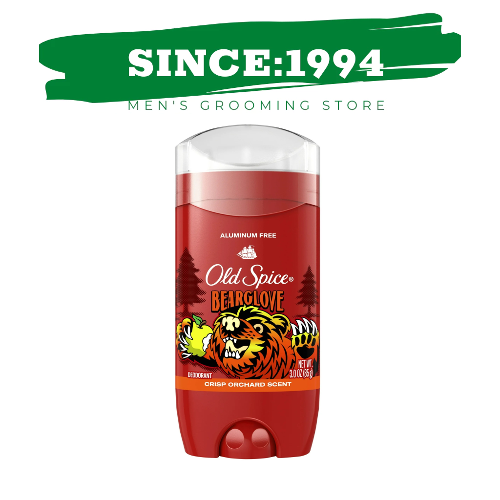 Sáp, Lăn khử mùi Old Spice Bearglove 85g sáp xanh, nhập khẩu từ Mỹ ...