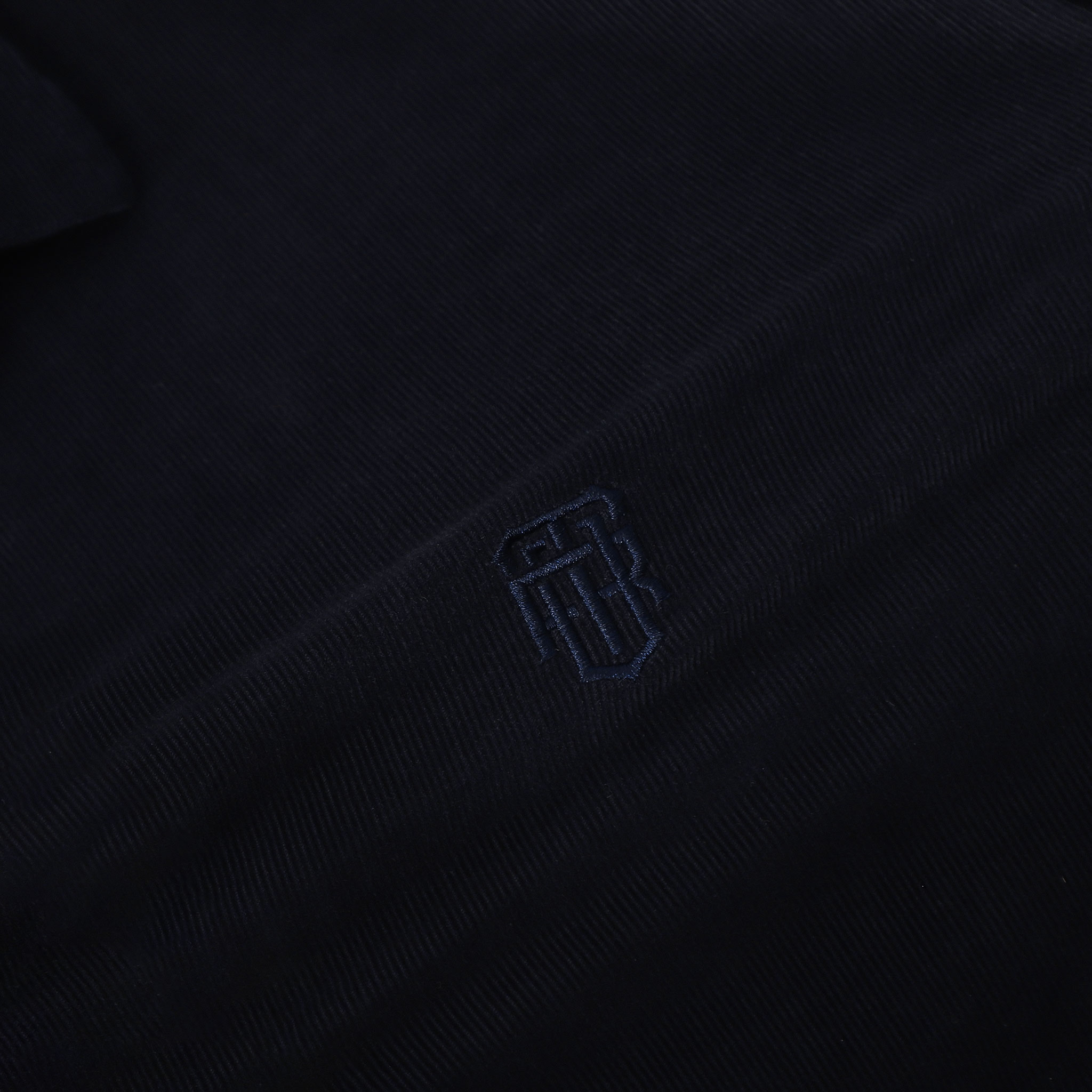 Sơ mi dài tay VELVET SHIRT TORANO nhung tăm regularfit thêu logo ngực ...