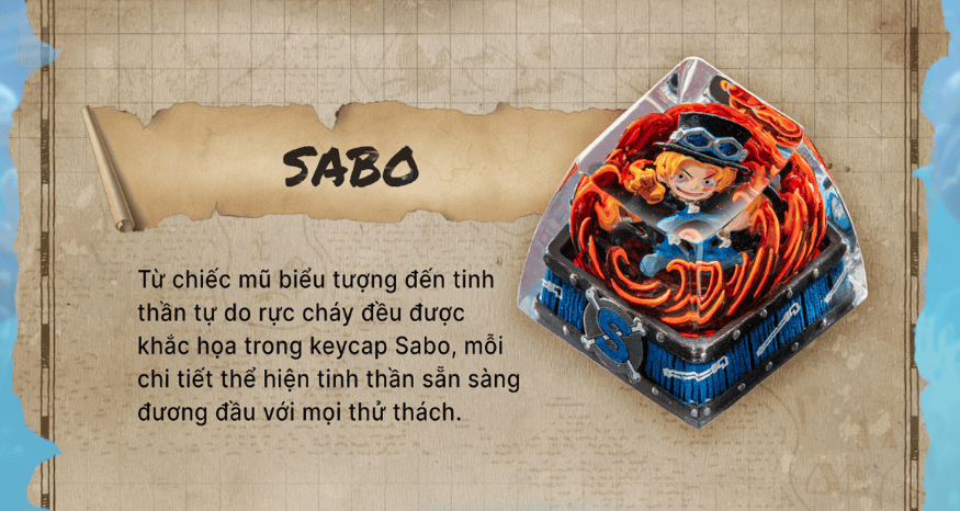 Nút bàn phím cơ One Piece - Collection 2 - Anime Artisan Resin Keycap ...