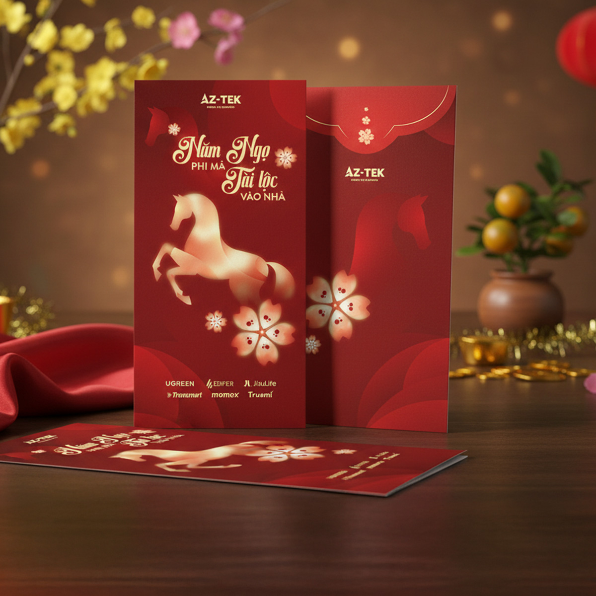 [Quà tặng không bán] Bao lì xì Xuân Bính Ngọ 2026-Ugreen | Shopee Việt Nam