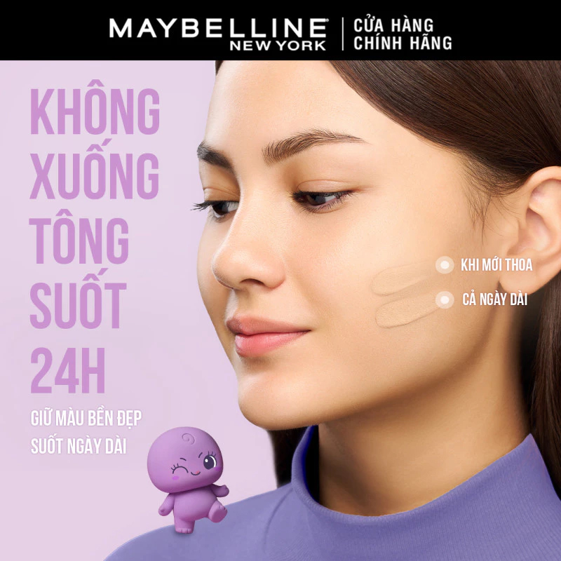 Phấn nước Maybelline New York che phủ tốt Super Stay Baby Matte Up To ...