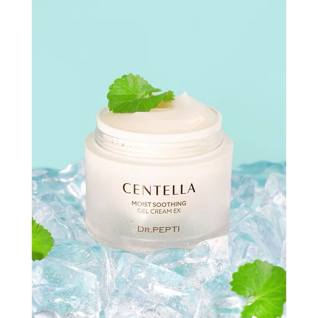 Kem Dưỡng Ẩm Rau Má Dr.Pepti Centella Moist Soothing Gel Cream EX 70ml ...