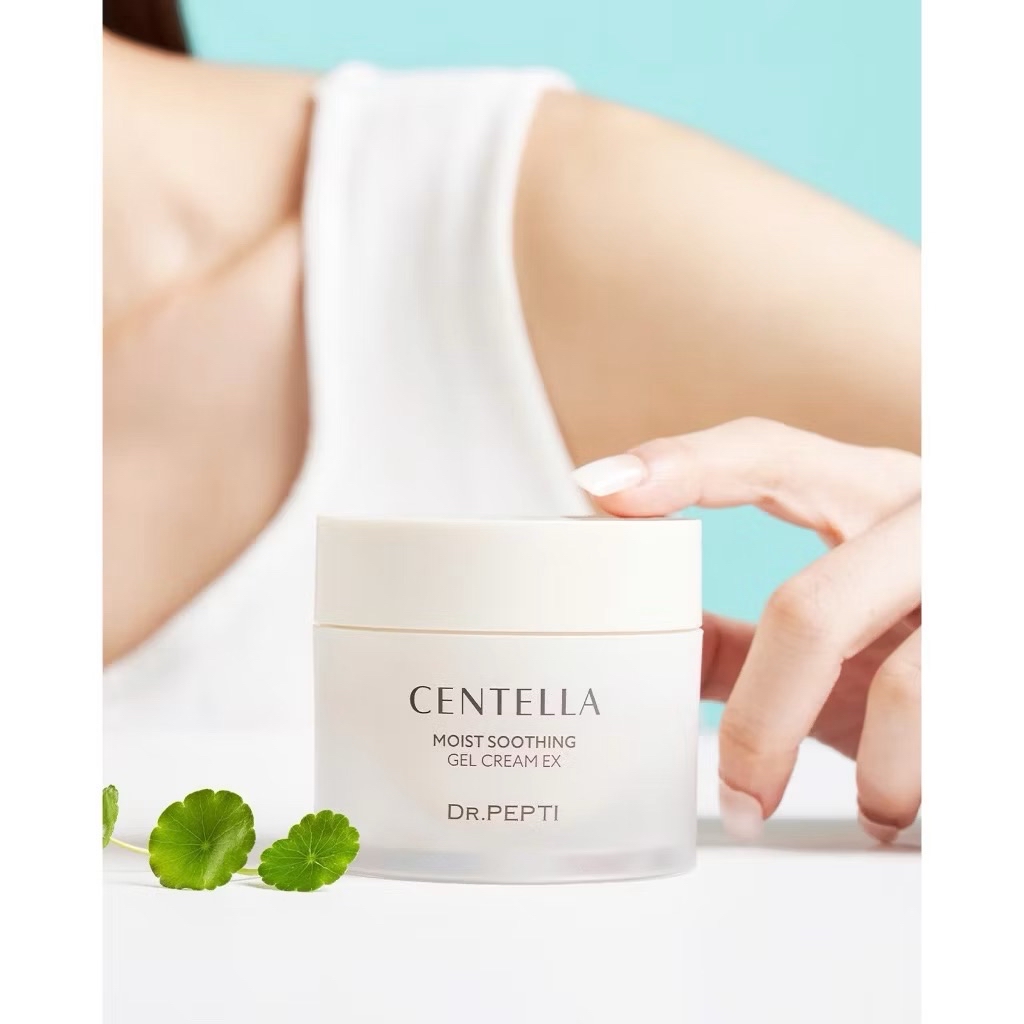 Kem Dưỡng Ẩm Rau Má Dr.Pepti Centella Moist Soothing Gel Cream EX 70ml ...