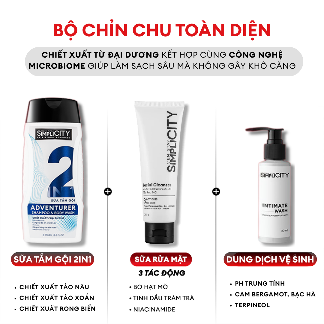 Set quà tặng bạn trai valentine CHỈN CHU TOÀN DIỆN, chăm sóc cơ thể ...